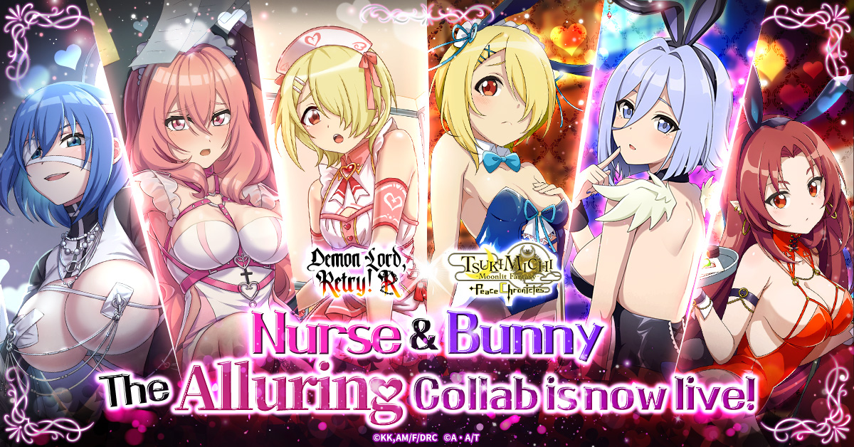 Bunny ＆ Nurse Enchanting Collab! G123’s "TSUKIMICHI -Moonlit Fantasy- Peace Chronicles" launches ...