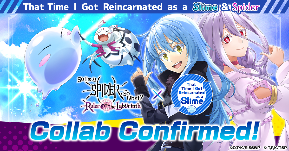 A collaboration with the anime "That Time I Got Reincarnated as a Slime ...