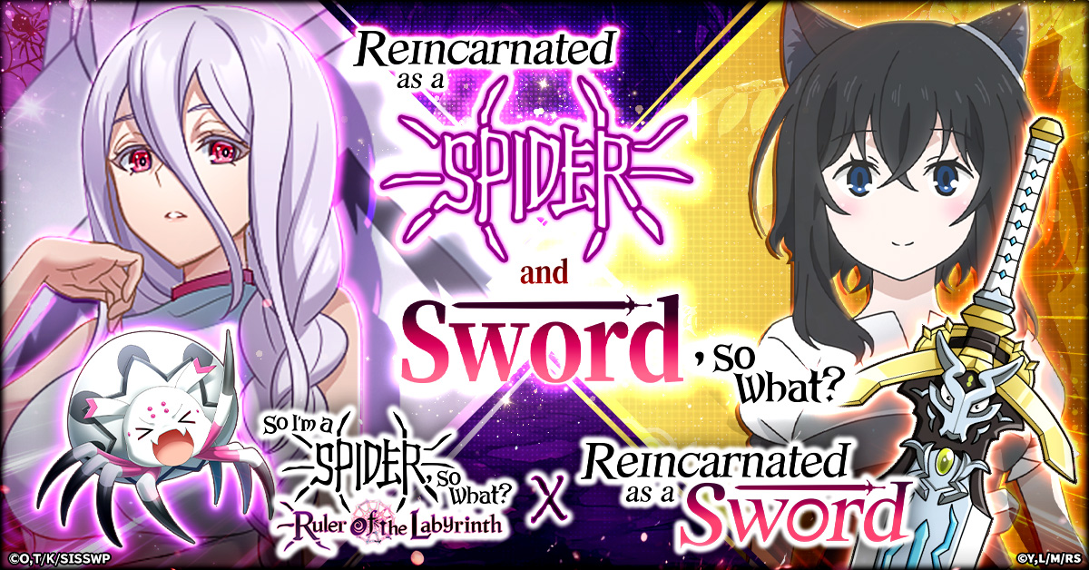 "So I'm a Spider, So What? Ruler of the Labyrinth" and "Reincarnated as ...